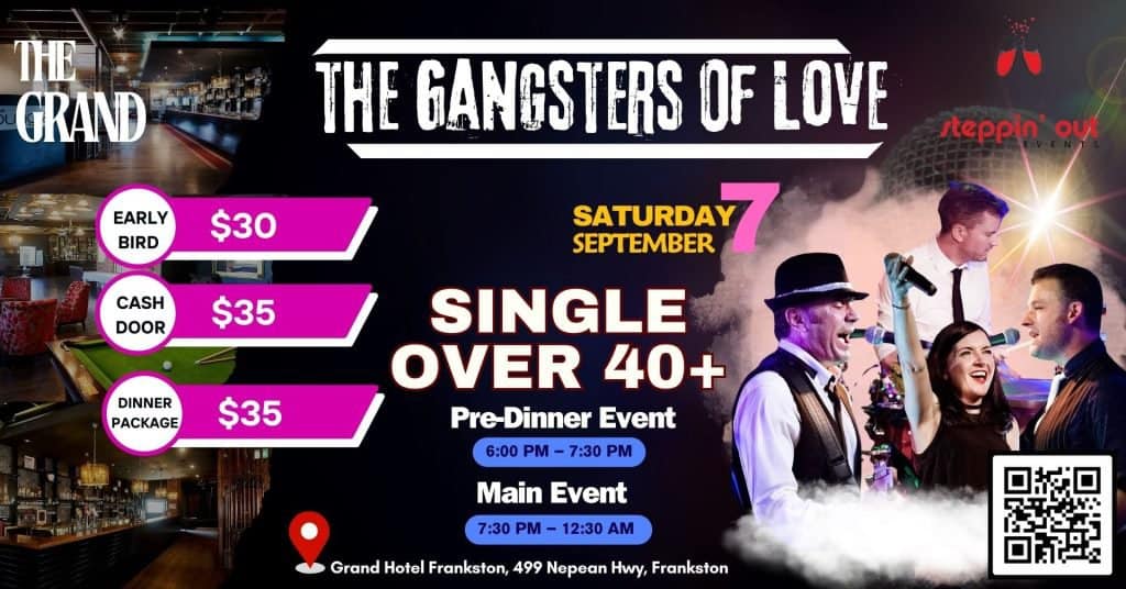 Singles Over 40: Gangsters of Love Set The Grand Frankston Ablaze ...